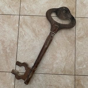 Accents | Rustic Farmhouse Chalk Paint Giant Key | Poshmark